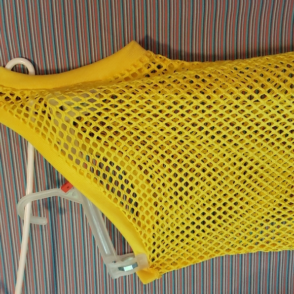 Swim | One Shoulder Fishnet Cover Up Dress | Poshmark